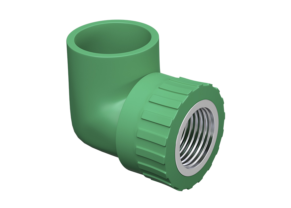 Joelho 90° *F/F com Inserto Metálico PPR - Krona