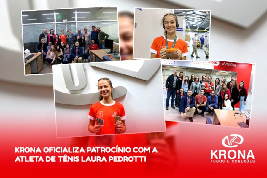 Krona oficializa patrocínio da atleta de tênis Laura Pedrotti - Krona